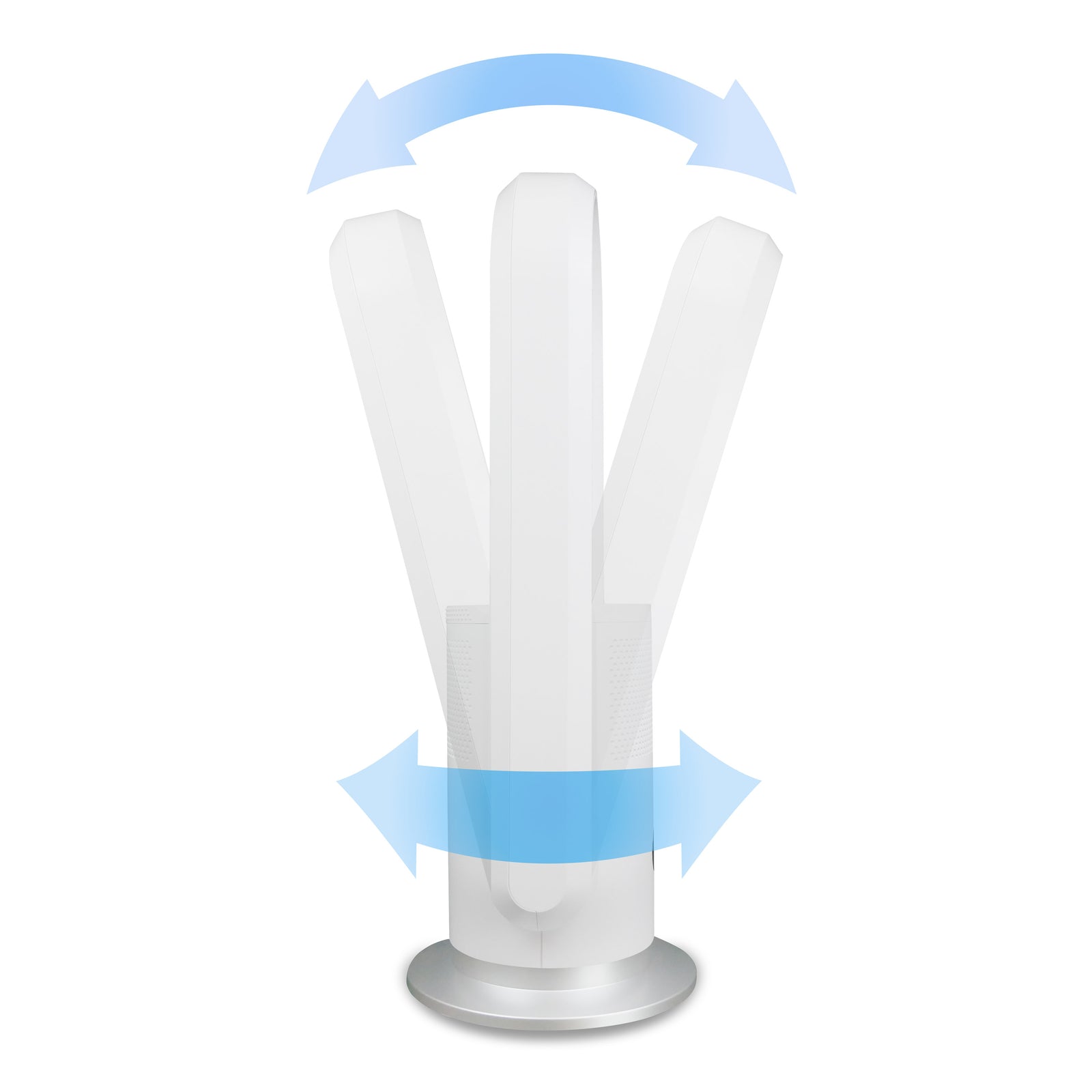 Vybra Arch - PTC Heater, Bladeless Cooling Fan, UVC Air Steriliser wit